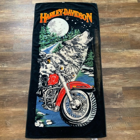 Harley-Davidson | Bath | Vintage 8s Harley Davidson Collectors Towel ...